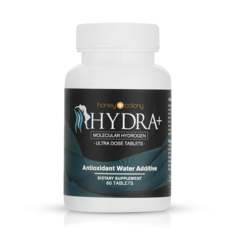 Shop Hydra+ Molecular Hydrogen Antioxidant Supplements - HoneyColony
